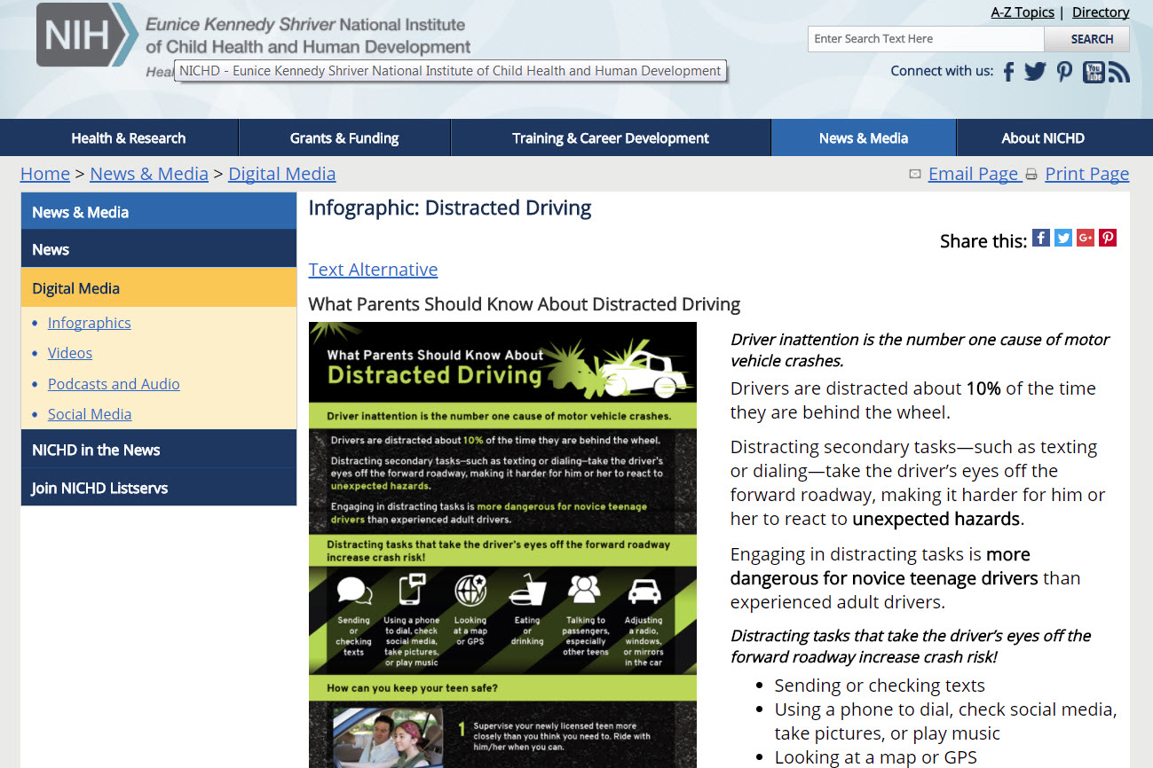 Prevent Your Teen From Distracted Driving | NIH News in Health